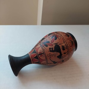 Lovely Small Hand Painted Greek Pottery Vase - Etsy