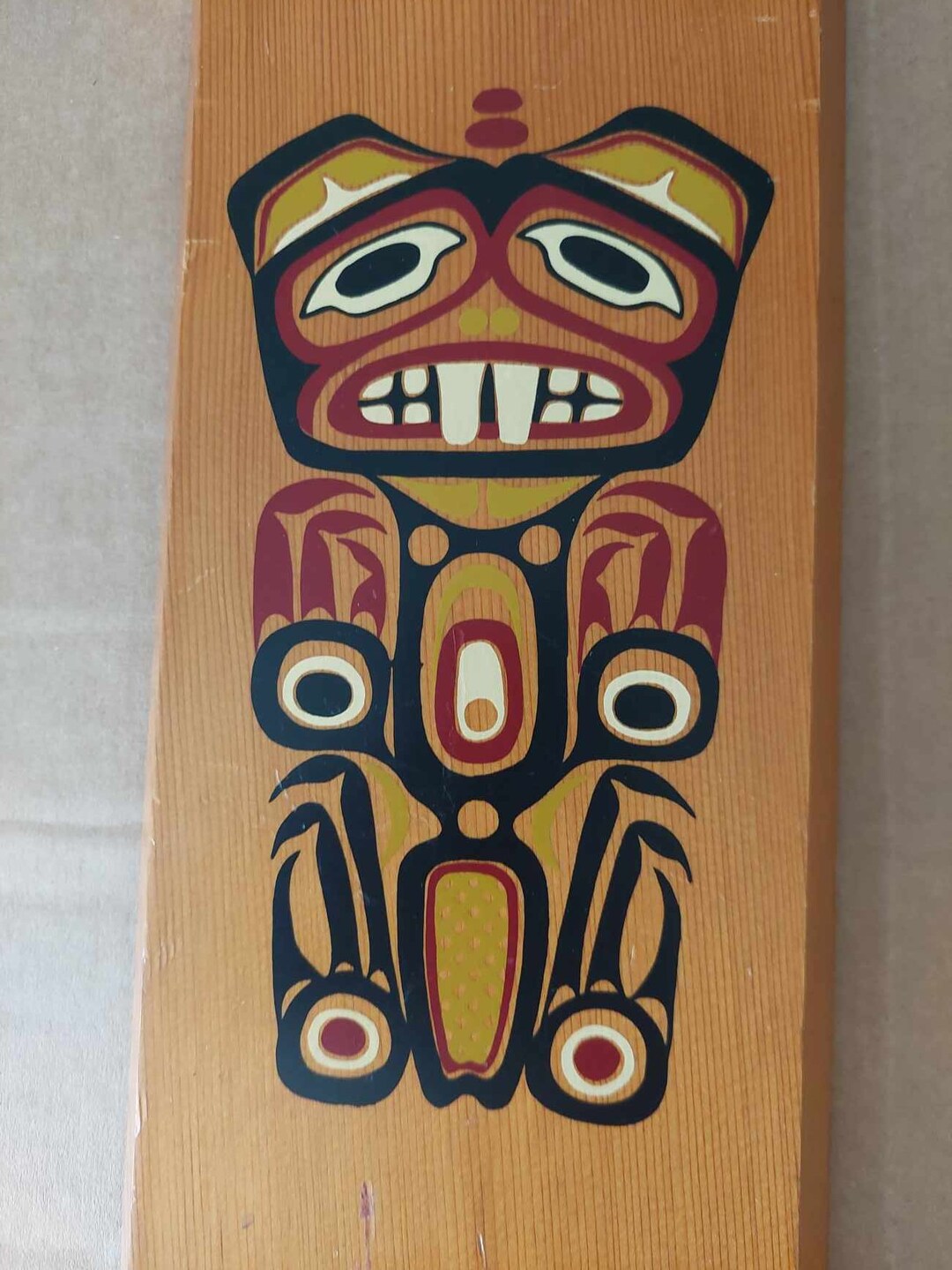 The Beaver First Nations Vintage Hand Painted Wall Art - Etsy