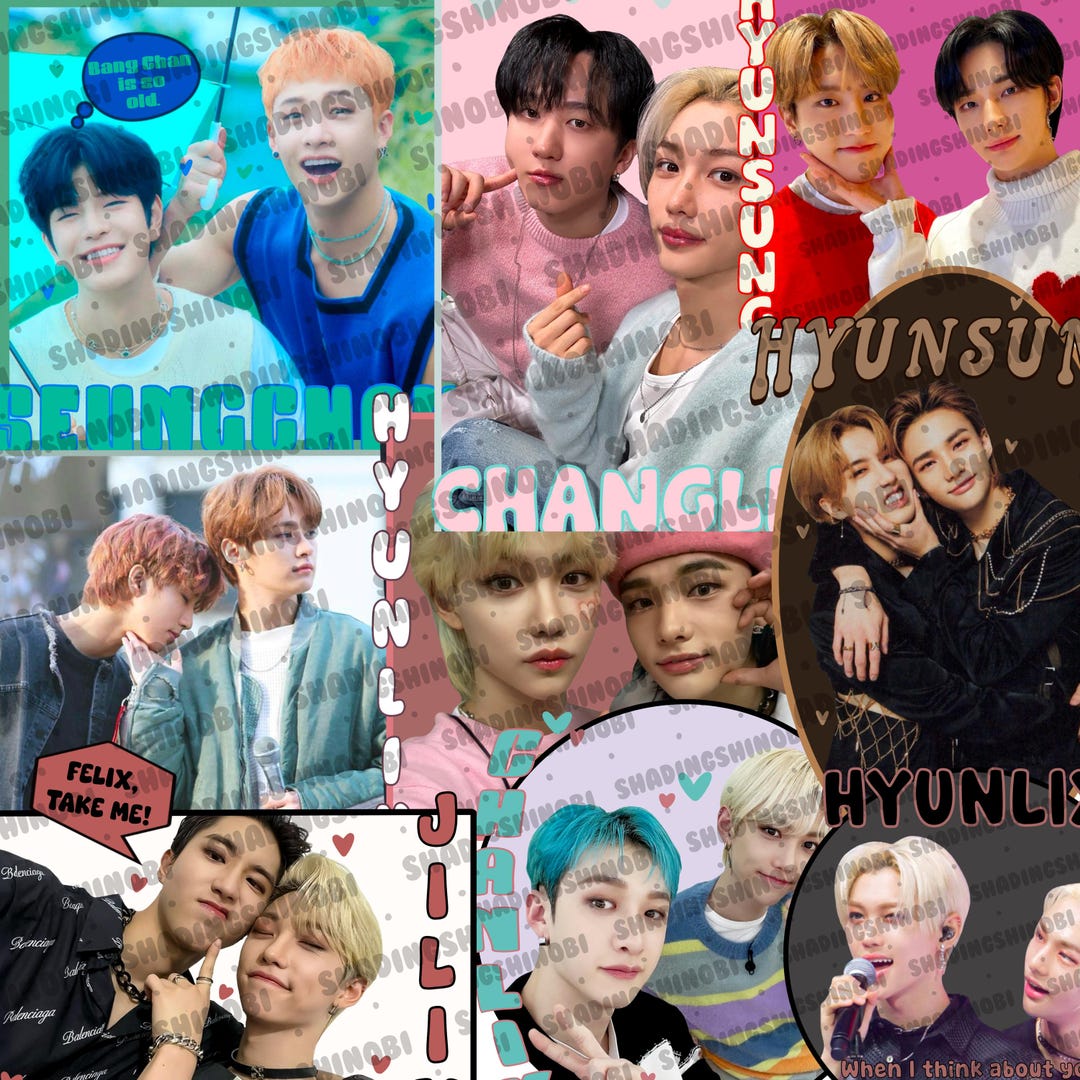 STRAY KIDS Skz Ships Skzoo 16 Images T-shirt Designs Set - Etsy