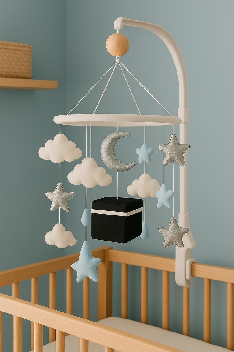Muslim Baby Mobile, Kaaba, Muslim Baby Gift, Crib Mobile, Islamic Decor ...