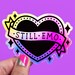 Elder Emo Bleeding Heart Vinyl Car Decal - Etsy