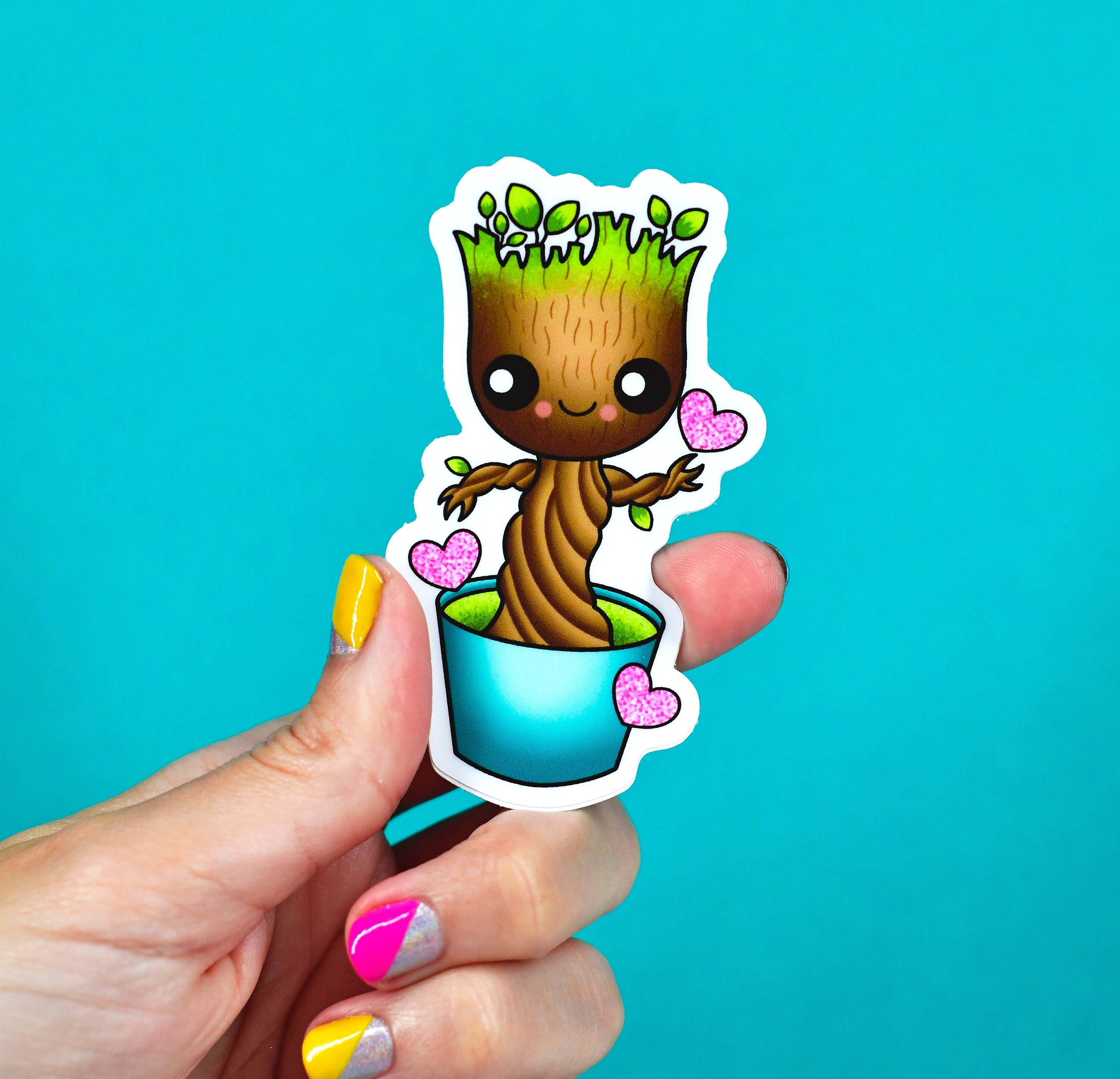 Baby Groot / Guardians of the Galaxy / Vinyl Sticker - Etsy