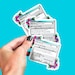 Classic Gray Aol Aim Away Message, Emo Elder Pop Punk Vinyl Sticker ...