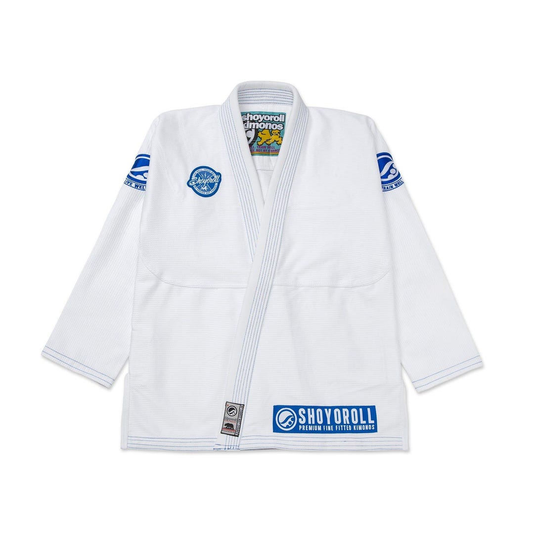 Shoyoroll Azure Competitor White Kimonos Jiujitsu Uniform Set for Kids & Adult in All Size Color ...