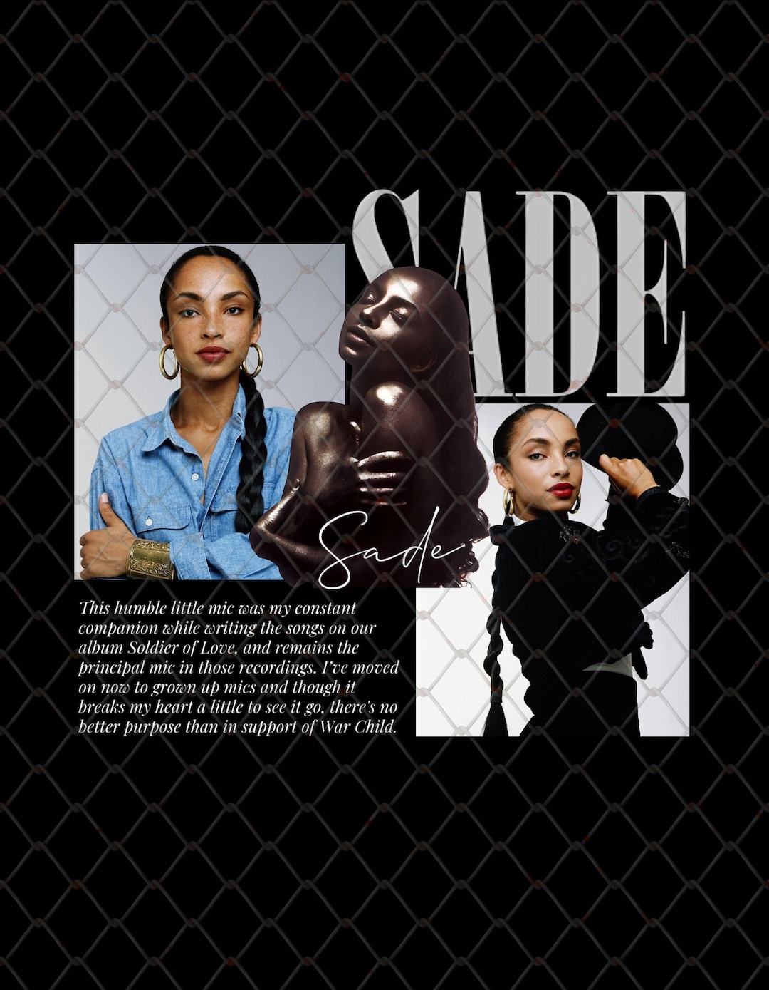 Sade Adu Png, Sade Adu T-shirt Design, Music Artist Png, Vintage Sade ...