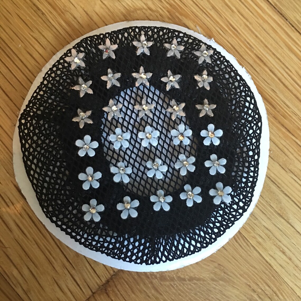 Star and Heart Design Bun Cover - Etsy