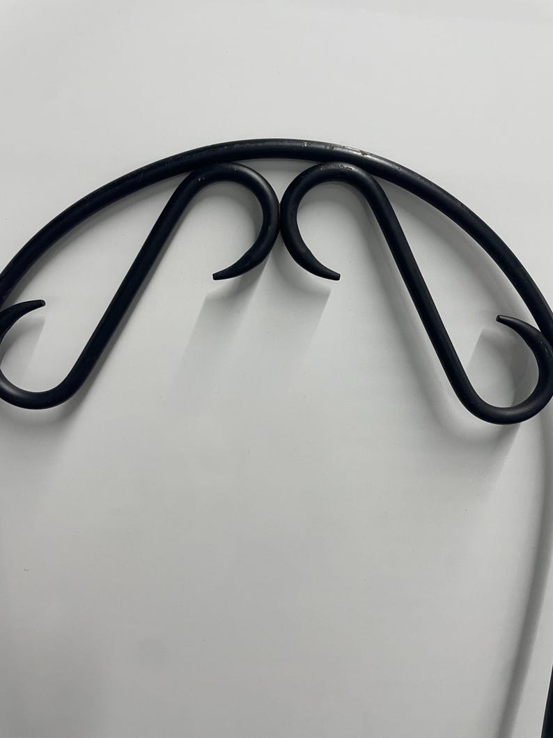 Vintage Victorian Plate Rack Mount Black Display 4 Tiers Scroll Detail ...