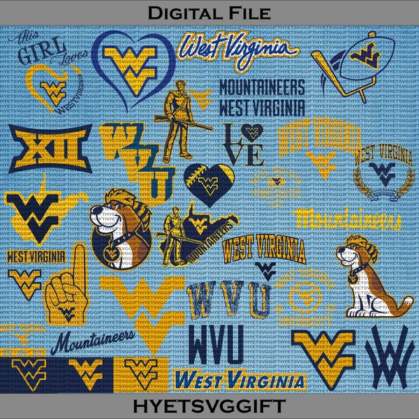 Wv Svg - Etsy
