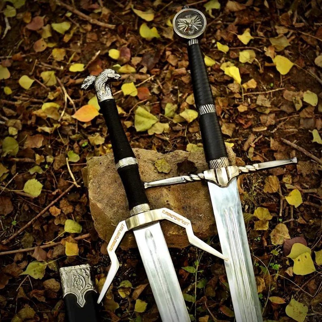 Hand-forged Witcher Sword, Viking Sword, Geralt of Rivia Sword, the ...