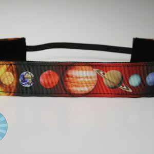 Solar System/planets Headband - No Slip Headband//grip Headband ...