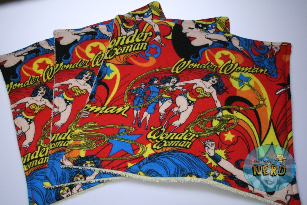 Wonder Woman Inspired Kitchen Non-paper Towels - Reusable Paper Towels ...