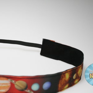 Solar System/planets Headband - No Slip Headband//grip Headband ...