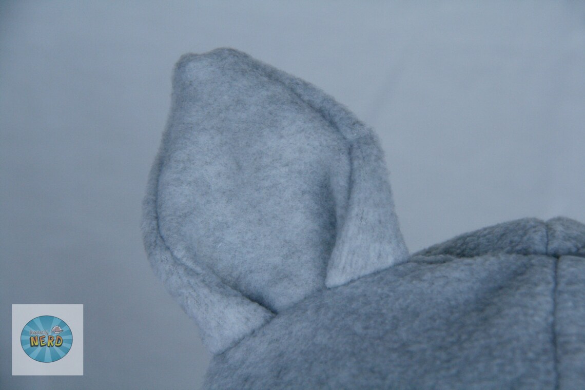 Grey Derpy Hooves Cutie Mark With Ears Embroidered Fleece Beanie ...
