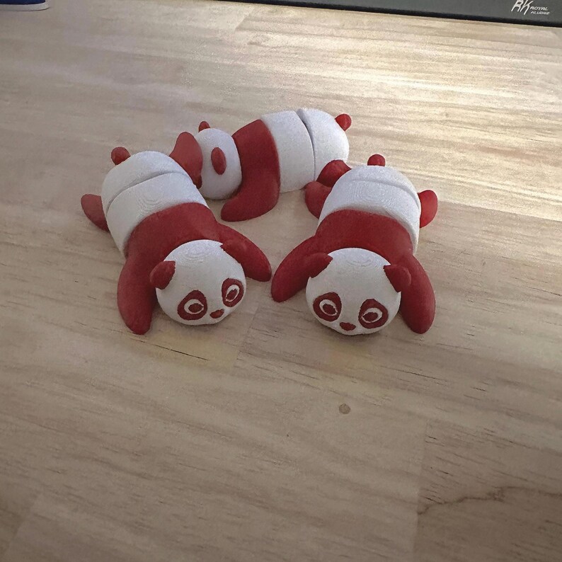 Flexi Panda – Articulated 3D Printed Toy | Fidget Panda in 5 Colors ...