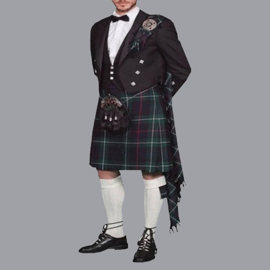 Mackenzie Tartan Kilt Outfit: Deluxe Scottish Highland Dress for Men - Etsy