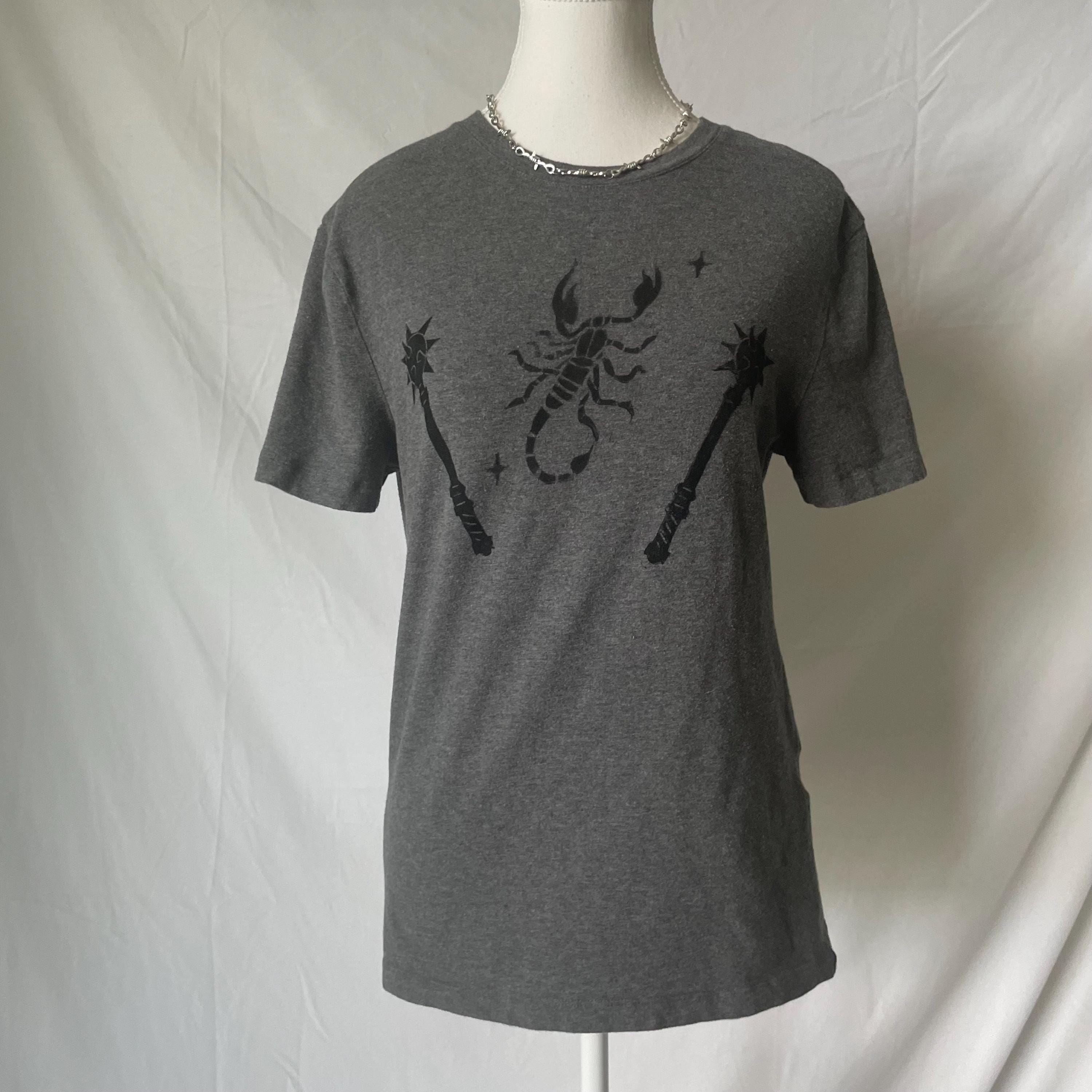 Gothic Scorpion and Mace | Hand Printed| Linocut T-shirt - Etsy