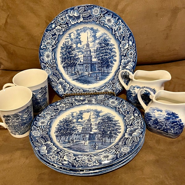 Liberty Blue Dishes - Etsy