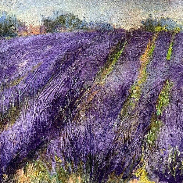 Lavender Painting - Etsy