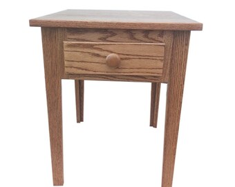 Solid Wood End Table - Etsy