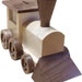 Genuine Wooden Piggy Train Bank Handmade Wooden Train Bank Solid Wood ...