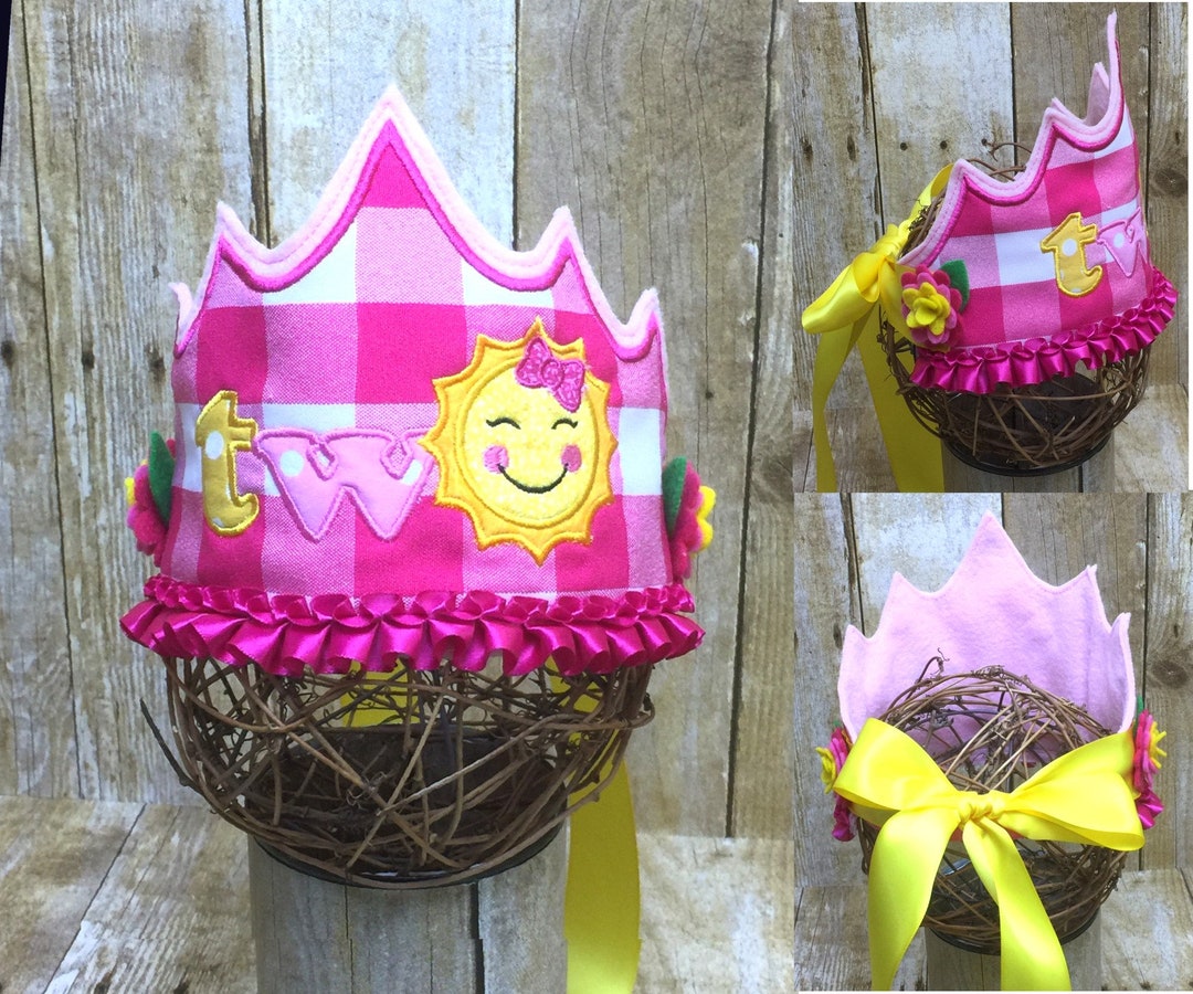 Sunshine Birthday, Sunshine Birthday Crown, Sunshine Birthday Bib ...