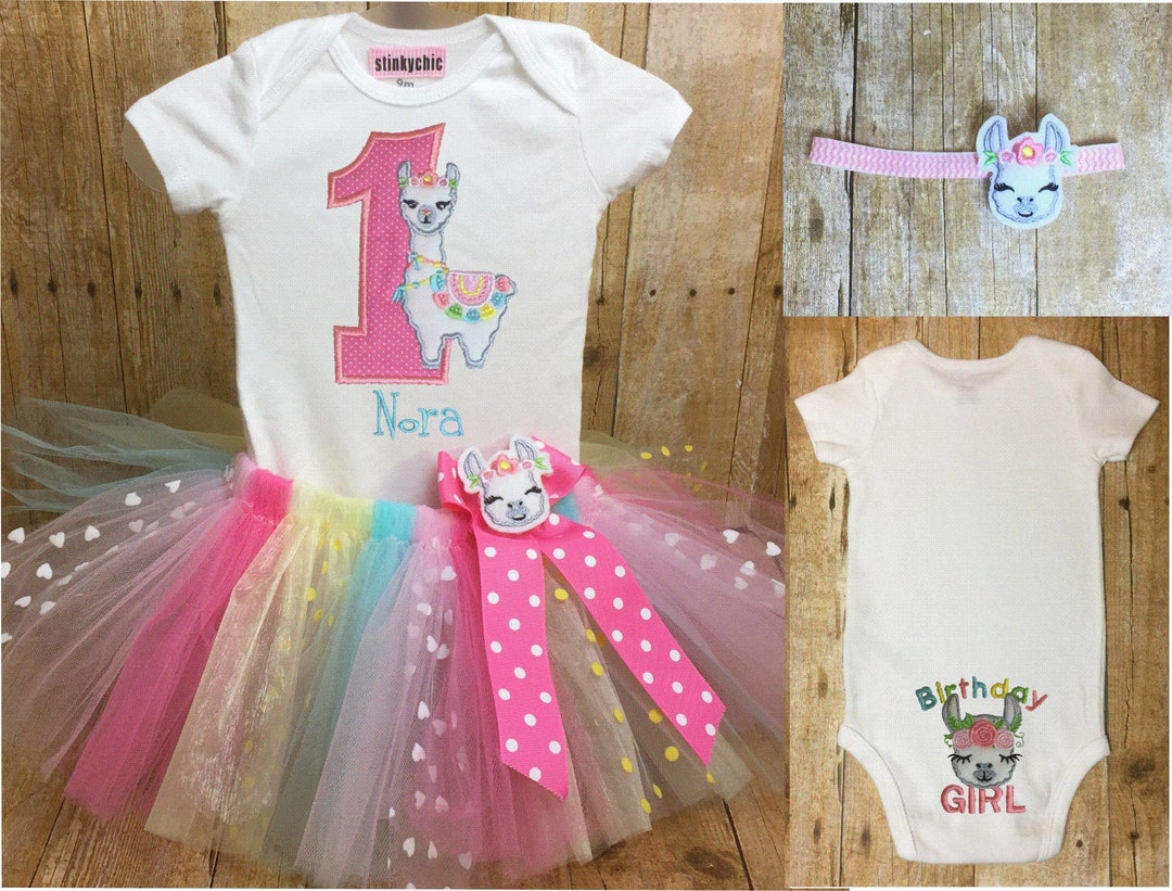 Llama Baby Outfit 1st Birthday Outfit Baby Llama Tutu - Etsy