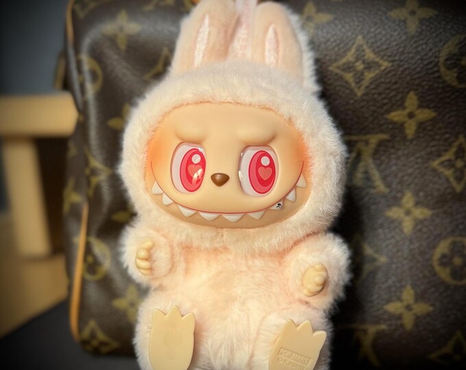 Have a Seat Labubu Customized W/ Tooth Gem 100% Authentic Pop Mart ...