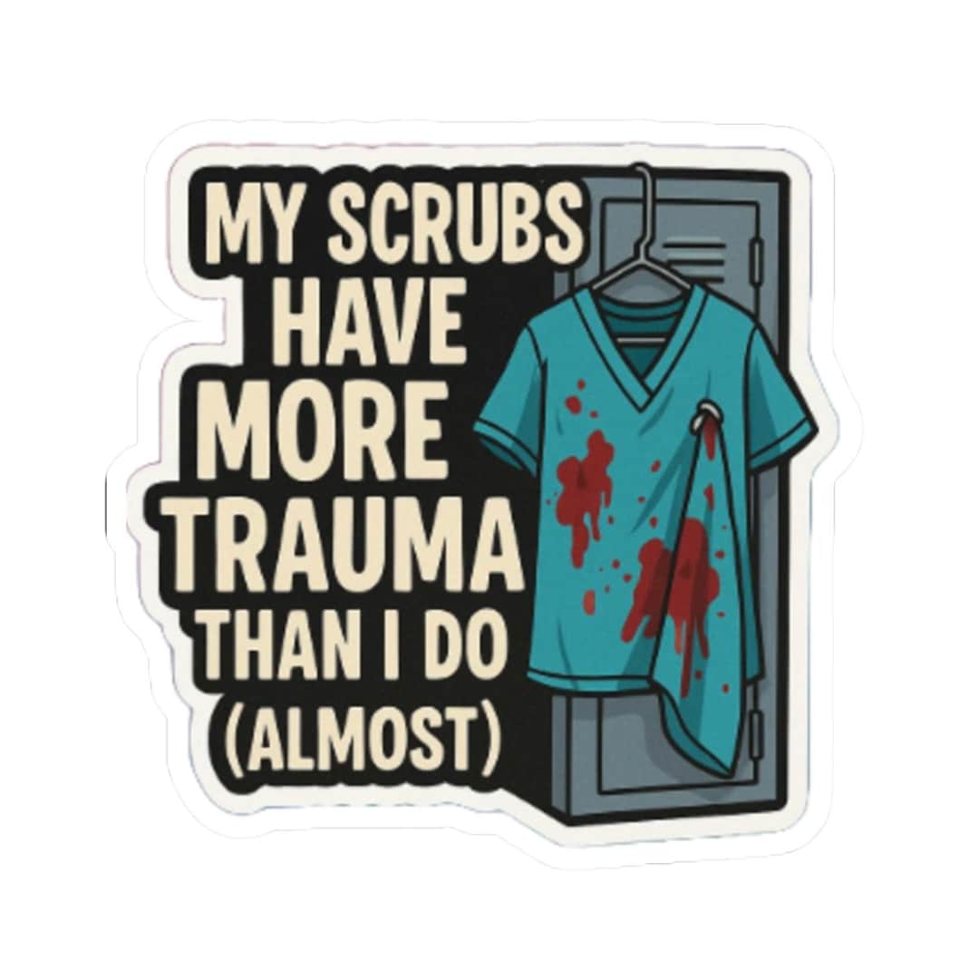 Humorous Medical Stickers for Healthcare Workers, Funny Nurse Gifts ...