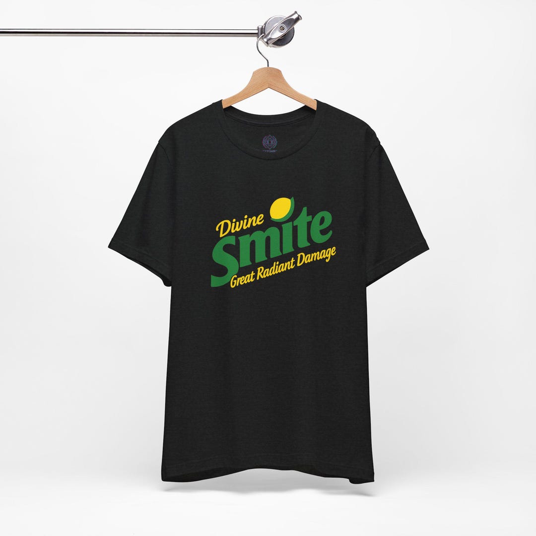 Divine Smite T-shirt | Great Radiant Damage | Dnd Paladin Parody Tee - Etsy
