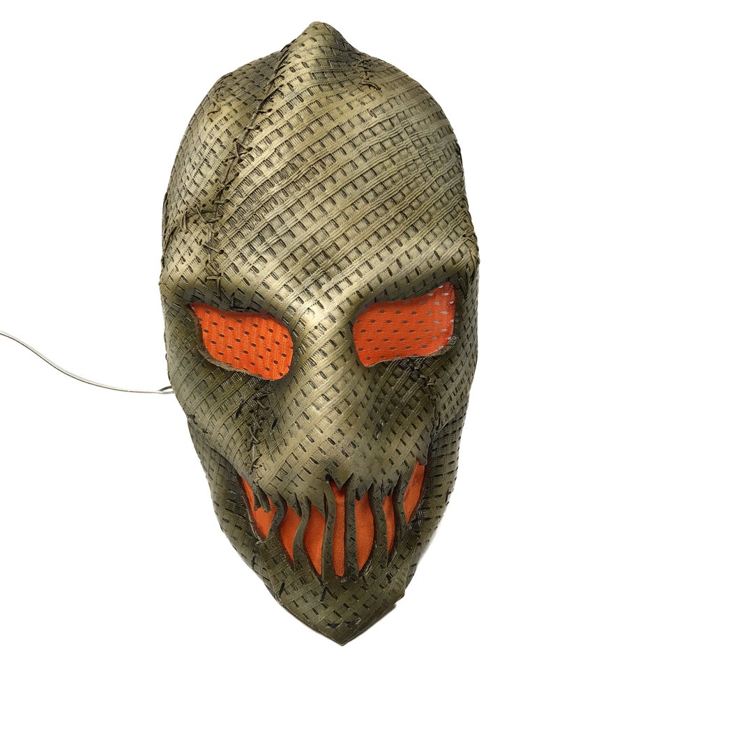 Scarecrow Mask Handmade Genuine Leather Mask in Brown - Etsy
