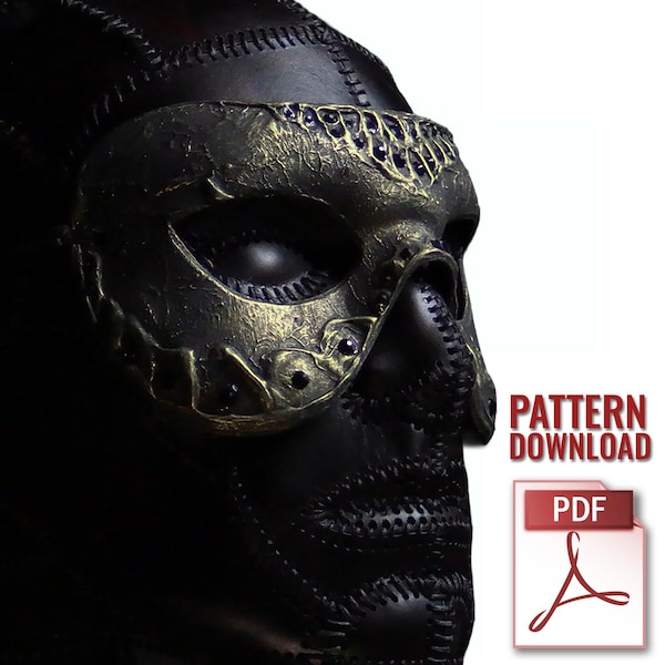 Leather Mask Pattern - Etsy