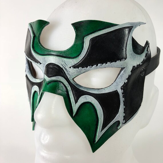 Super Hero Wrestling Mask Handmade Genuine Leather Mask - Etsy