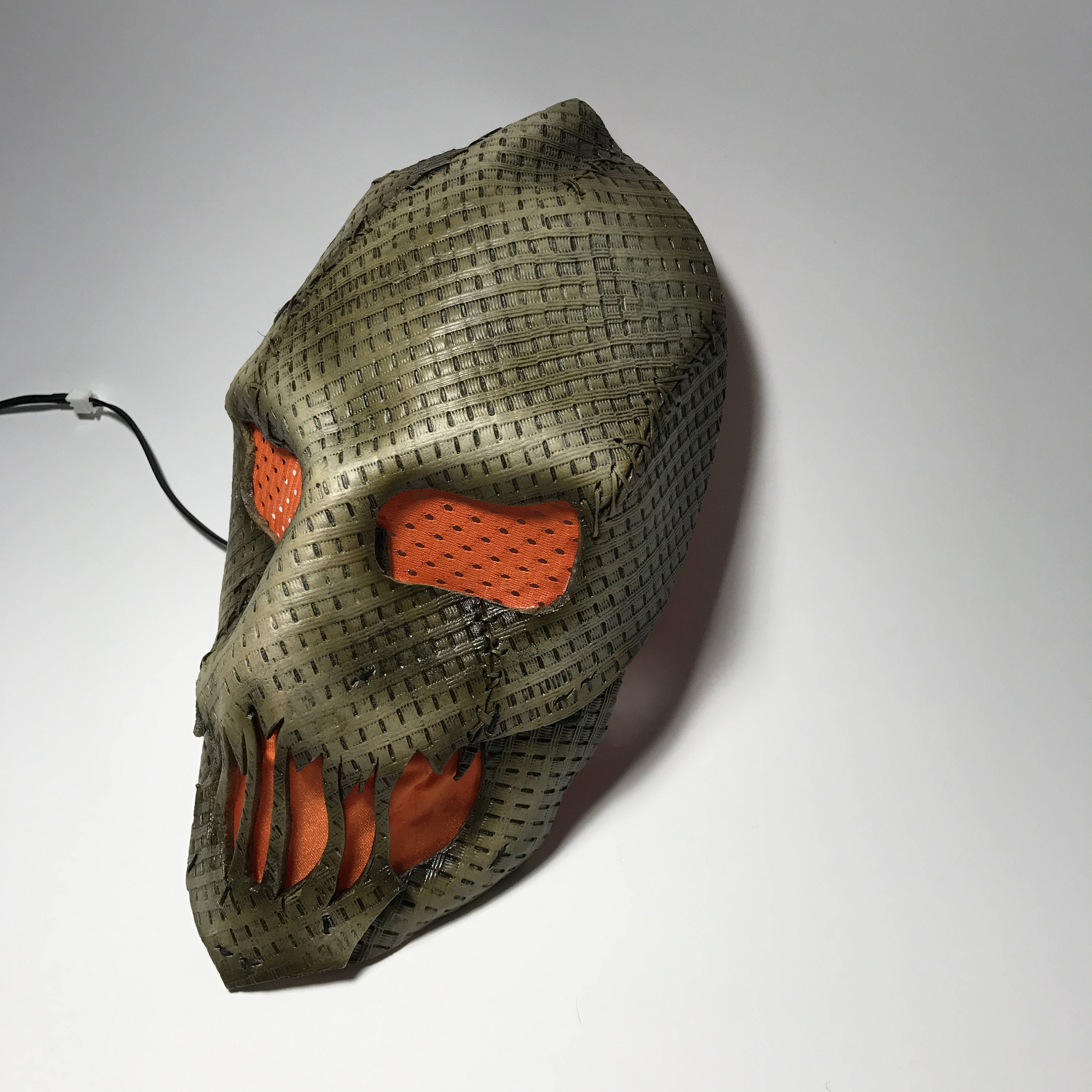 Scarecrow Mask Handmade Genuine Leather Mask in Brown | Etsy