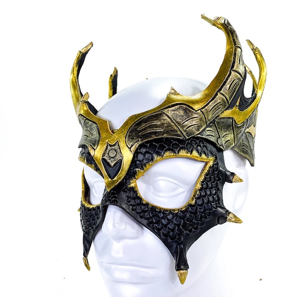 Dragon Masquerade Mask - Etsy