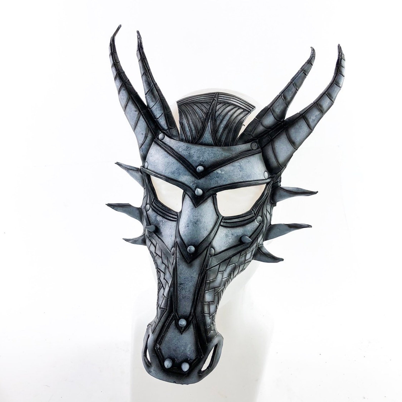 Dragon Handmade Genuine Leather Mask - Etsy