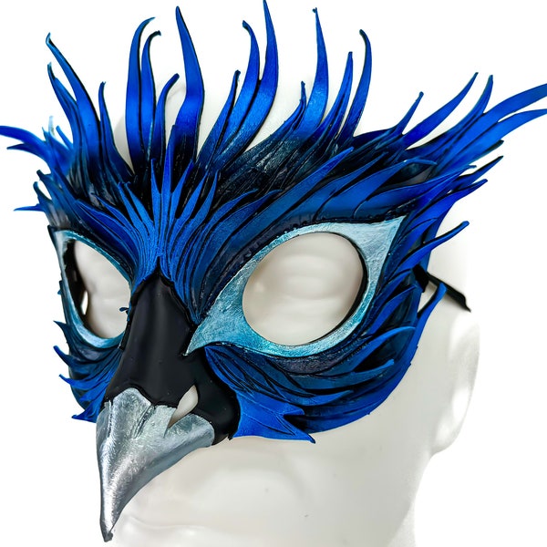 Blue Masquerade Mask - Etsy