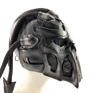 Dreaded Helmet Genuine Leather Mask - Etsy