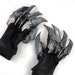 One Set of Two Handcrafted Genuine Leather Gloves With Claws in Rusted ...