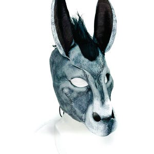 Donkey Handmade Genuine Leather Mask - Etsy