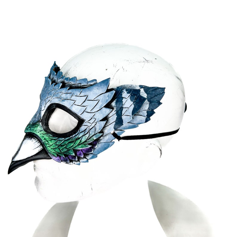 Pigeon Handmade Genuine Leather Mask - Etsy