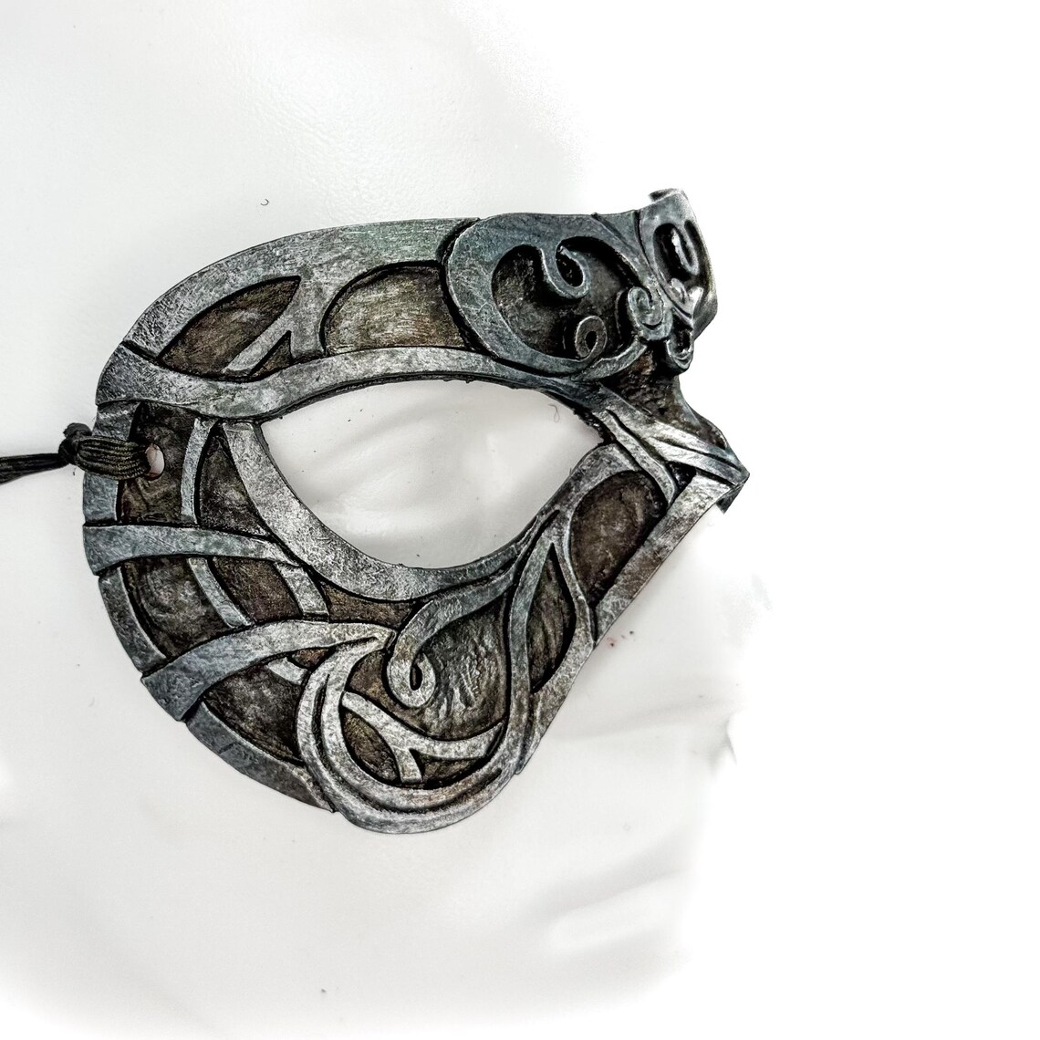 Dual Layer Ornate Masquerade Handmade Genuine Leather Eye Mask in ...