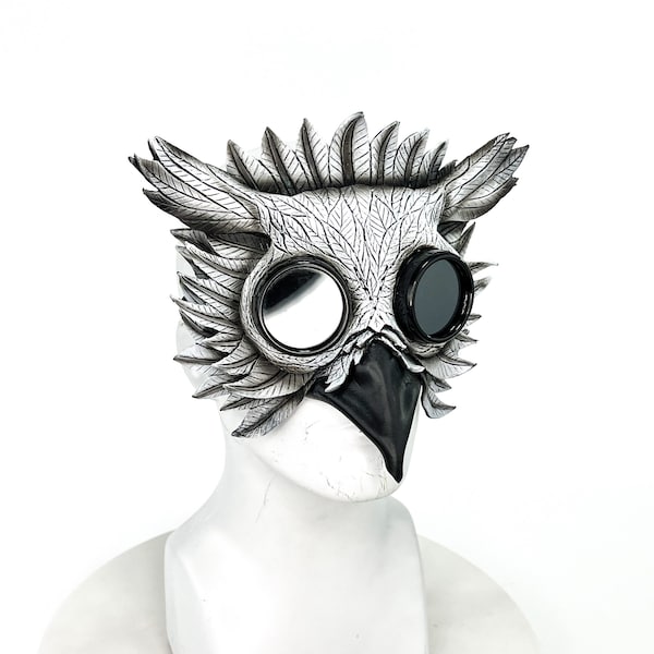 Feather Owl Mask - Etsy
