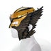 Winged Helmet Genuine Leather Mask - Etsy