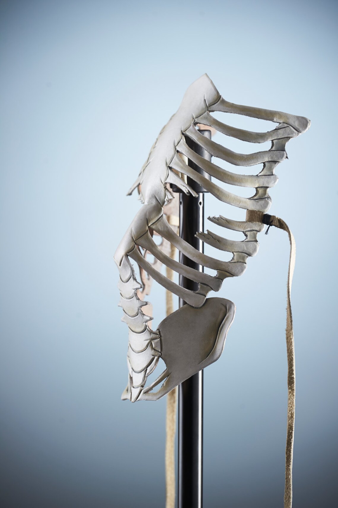 Skeleton Handmade Genuine Leather Mask in White - Etsy