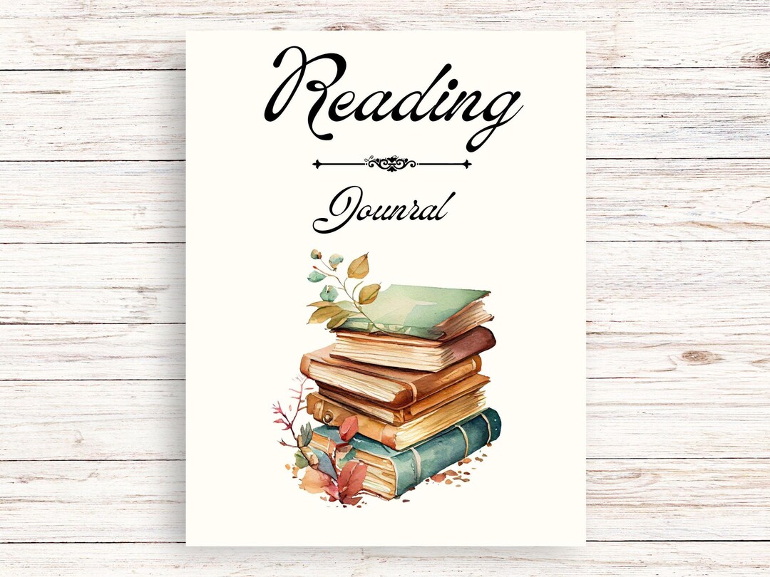 Printable Reading Journal & Tracker | Reading Log Planner | Book Review ...