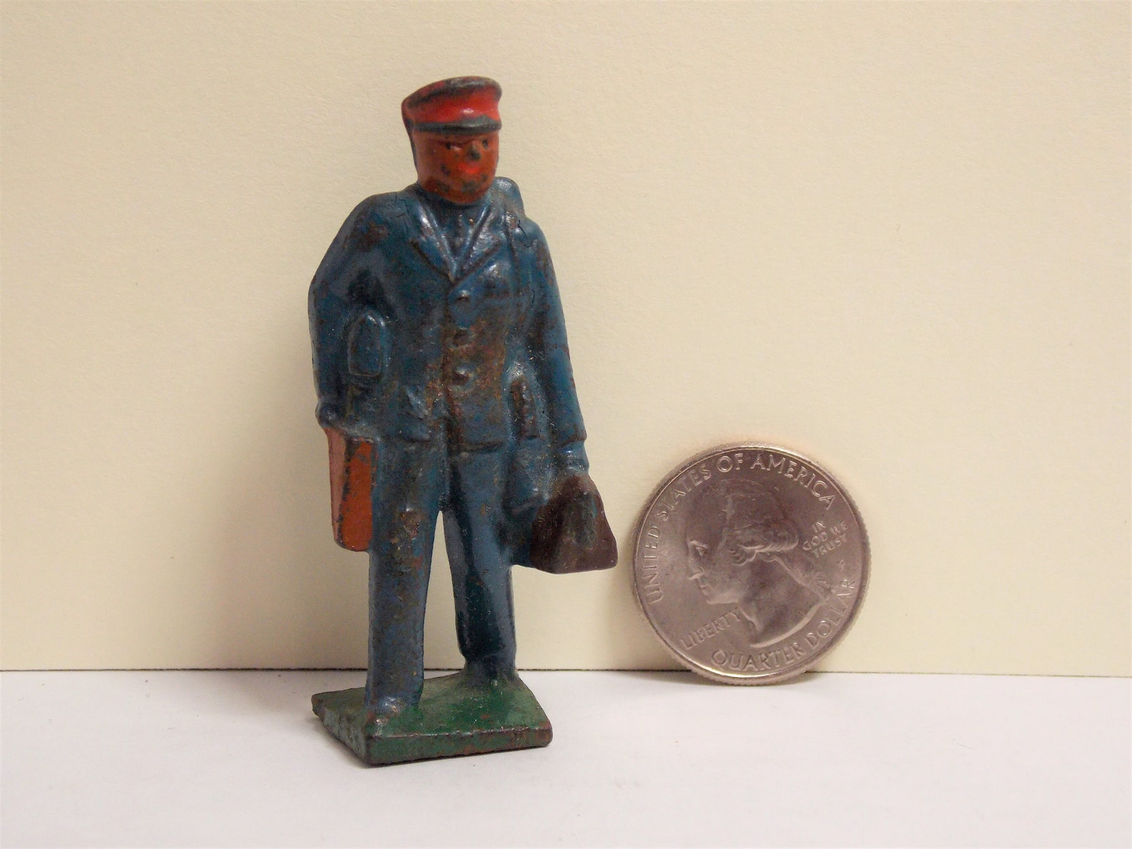 England Britain Lead Figure Railroad Conductor - Etsy