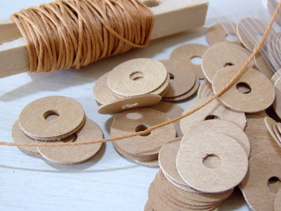 Tan Cardboard Washer Discs Scrapbooking Envelope Making Qty - Etsy