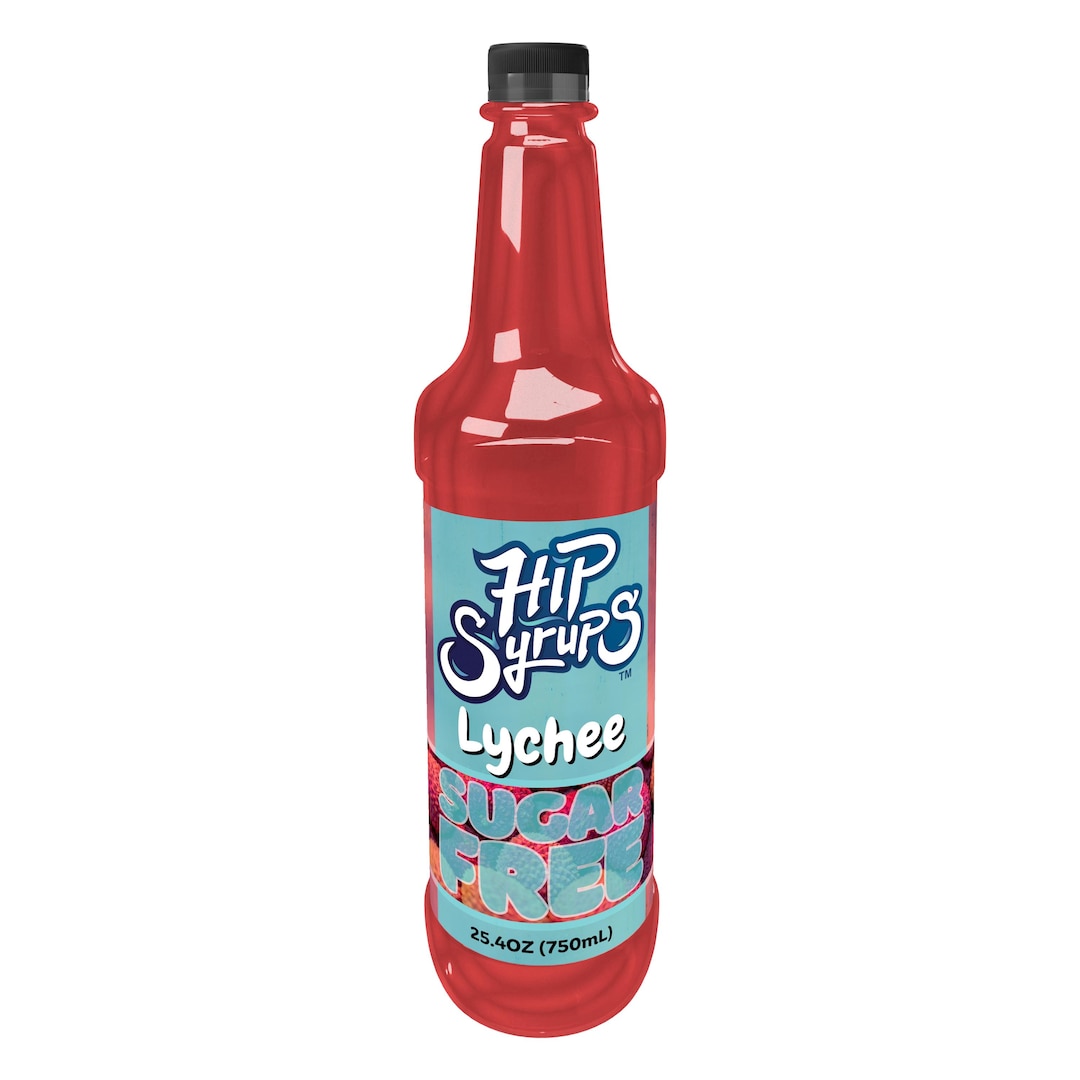 Hip Syrups Lychee Sugar Free Syrup With Natural Fruit Extract for ...