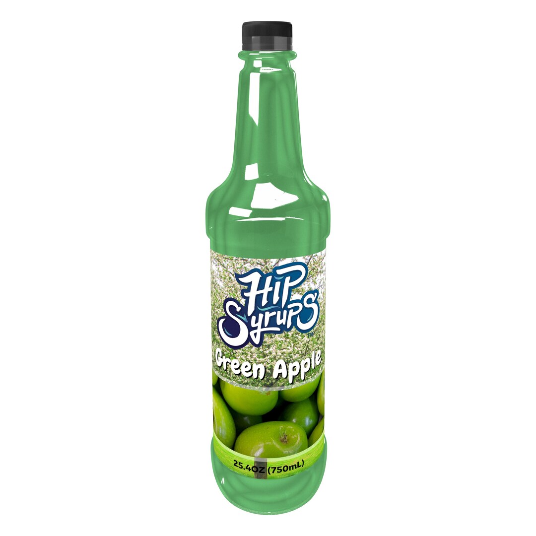 Hip Syrups Green Apple Syrup | Pure Cane Sugar | Natural Flavor for ...