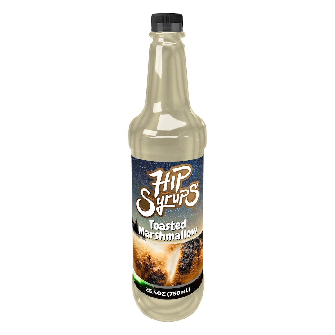 Hip Syrups Toasted Marshmallow Syrup | Pure Cane Sugar | Natural Flavor ...